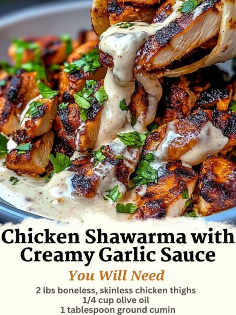 Chicken Shawarma with Creamy Garlic Sauce – Vir Food